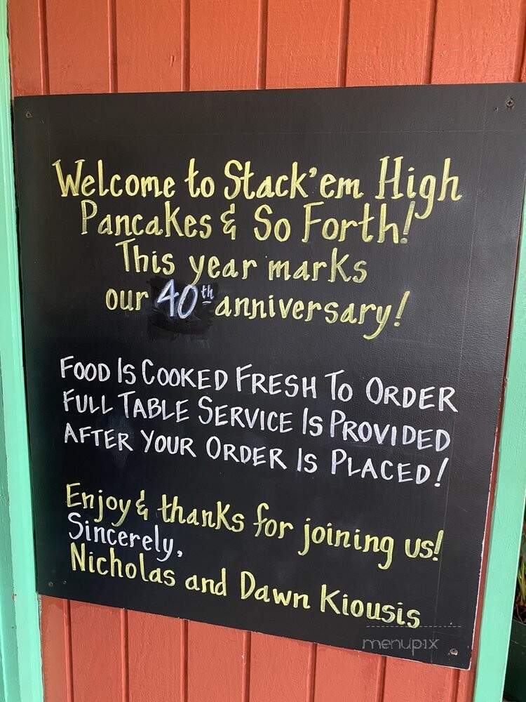 Online Menu of Stack 'em High Pancakes, Kill Devil Hills, NC Online Menu of Stack 'em High Pancakes, Kill Devil Hills, NC